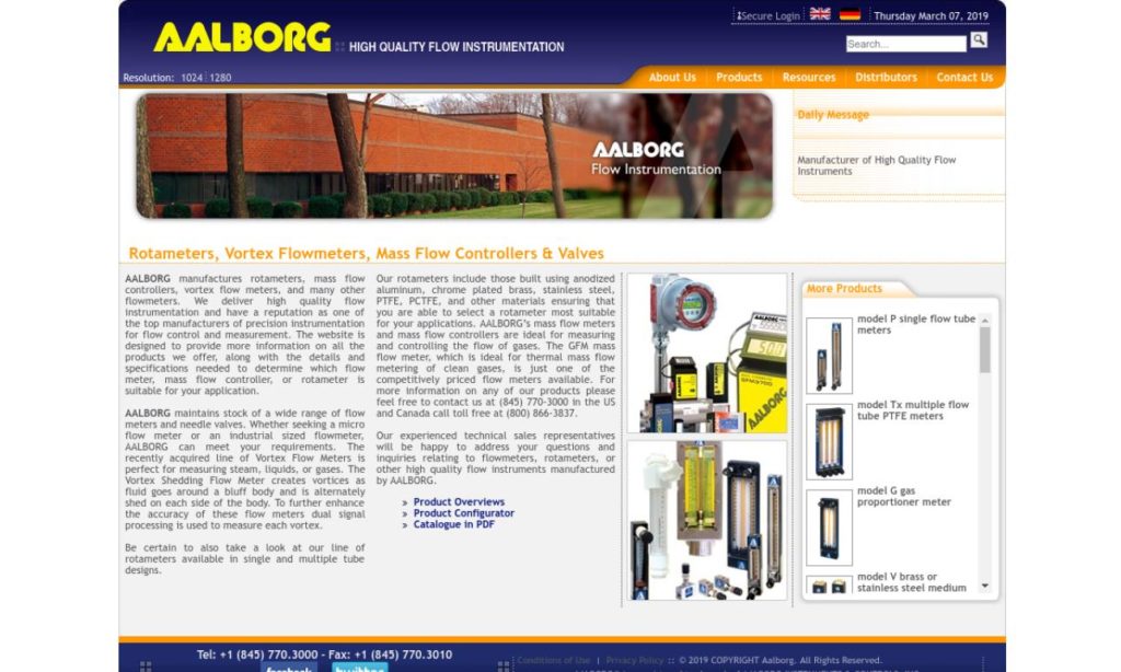 Aalborg Instruments & Controls, Inc. | Flow Meter Manufacturers
