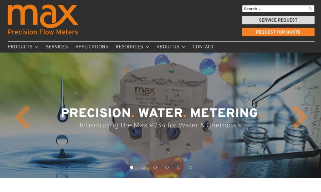 Max Machinery Inc. | Flow Meter Manufacturers